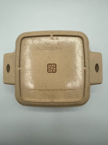 LittonWare Microwave Cookware 1 QT Casserole Square Dish 39275 with Lid ...