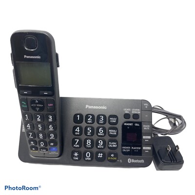 Panasonic KX-TGE270 Big Button Bluetooth Enabled Cordless Phone Handset ...