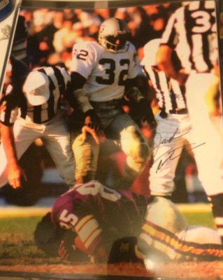 Jack Tatum Signed Raiders Football 16x20 Photo with COA Picture ...