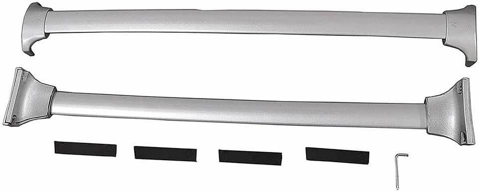 4Pcs Roof Rack Side Rails + Cross Bars for 2016-2022 Honda Pilot Silver ...