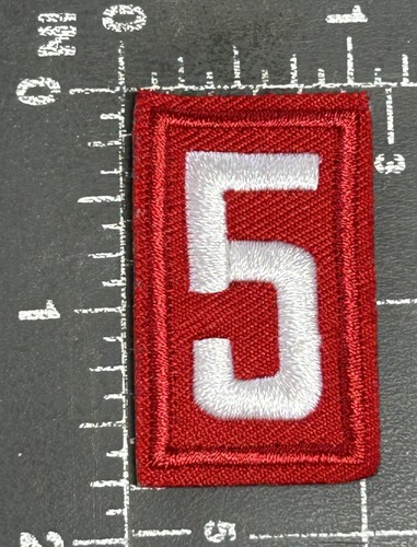 Boy Scouts of America BSA Scouting Red Troop Number Five # 5 #5 No ...