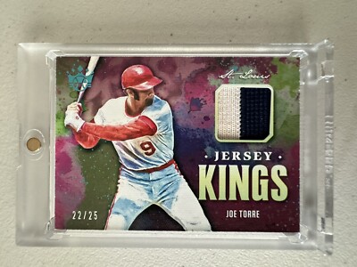 Joe Torre 2021 Panini #JK-JT Match Uniform PATCH 22/25 Jersey Kings ...