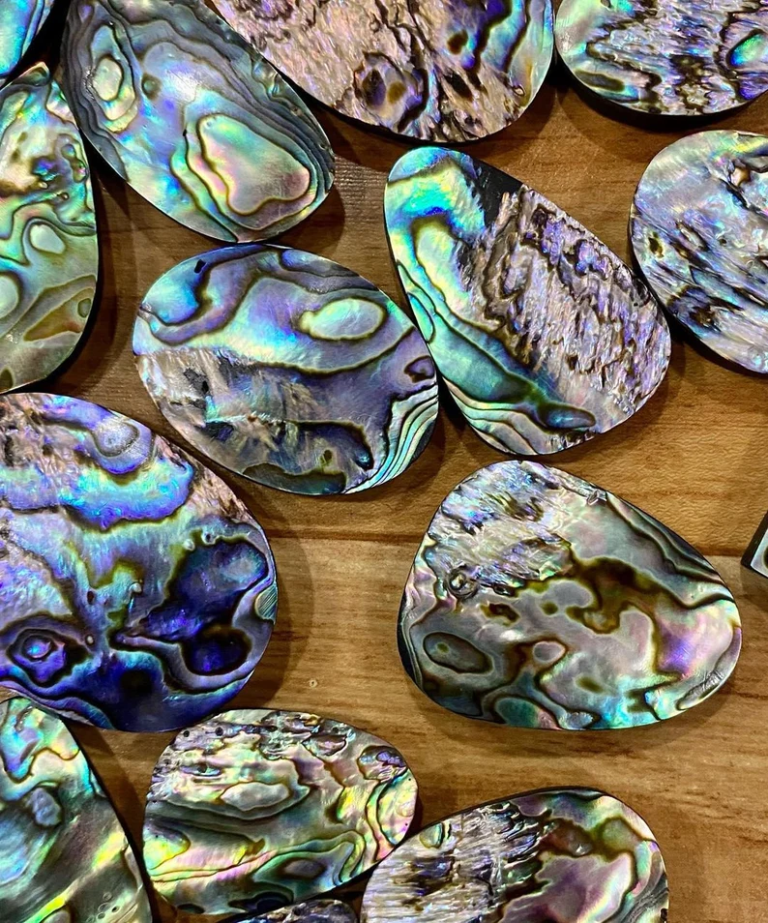 Natural Paua Abalone Shell Cabochon Lot | Handmade Paua Abalone Shell ...
