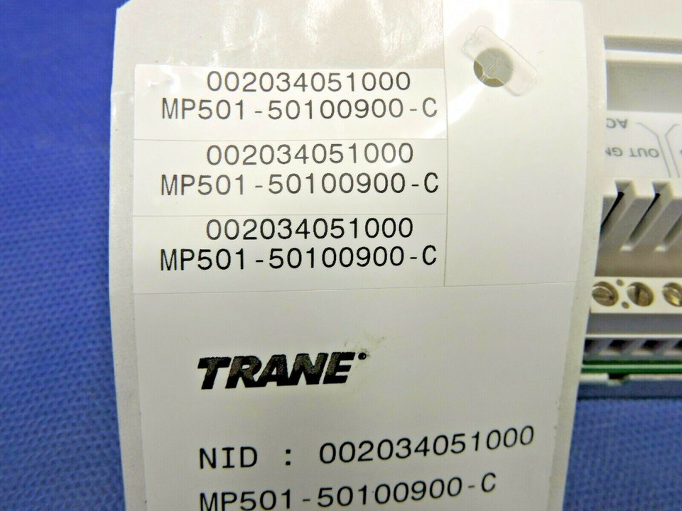 New GENUINE Trane HVAC Tracer MP501 Programmable Controller / Ingersoll ...