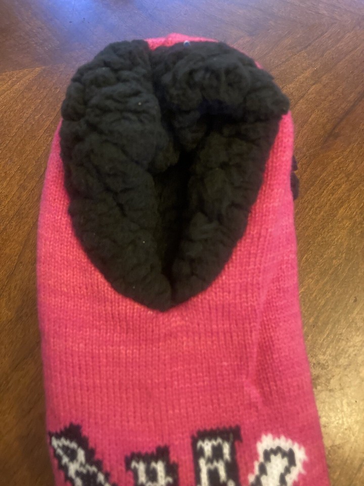 NWT MEAN GIRLS “Burn Book” SLIPPERS Snuggle Toes Burn Book | eBay