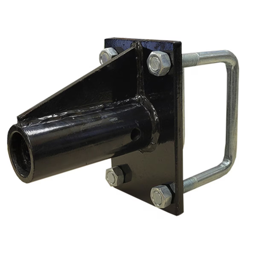 5" x 4 1/4" Bale Spear Bracket with U-Bolts Front End Loader Black ...