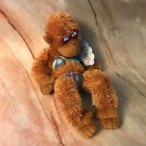 Kellytoy play pets Lounging Monkey plush bikini sunglasses beach NWT ...