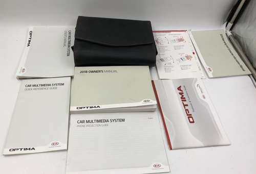 2018 Kia Optima Owners Manual Set with Case OEM A04B05008 | eBay