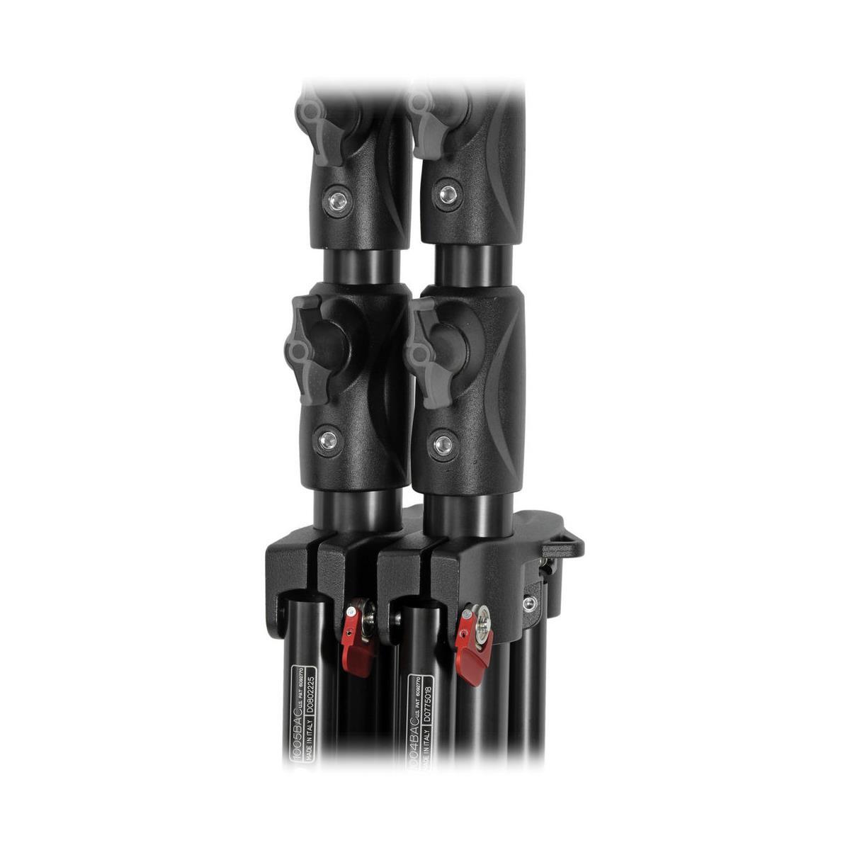 Manfrotto Black Aluminum Master Light Stand 1004BAC 12' 4 Sections 3 ...