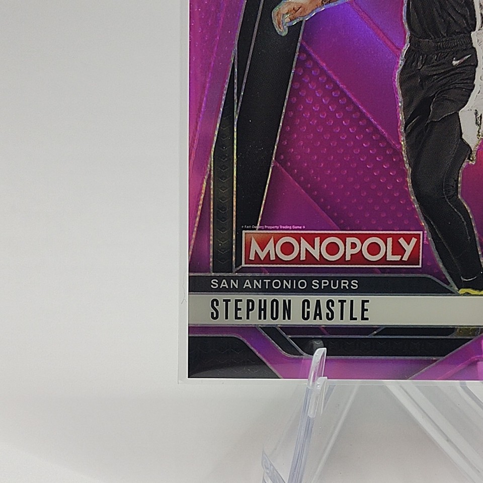 2024-25 PRIZM MONOPOLY STEPHON CASTLES RC PINK PRIZM REFRACTOR # 73/199 ...