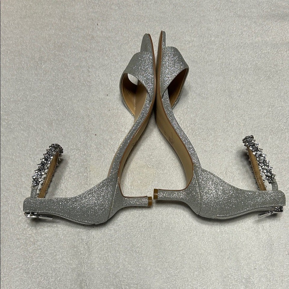 Silver Women's Lorraine Sparkly Sandals Soze 6.5 New in Box | eBay UK