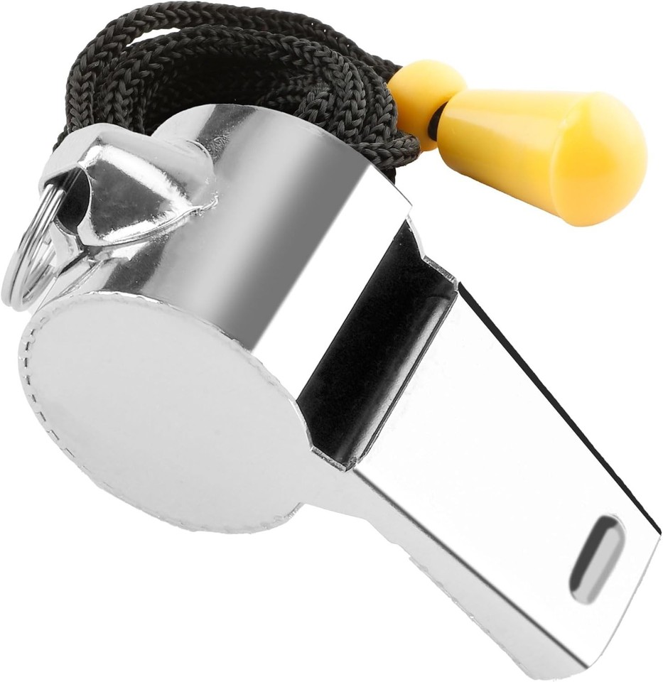 Portable Stainless Steel Whistle with Lanyard - Essential Tool for ...