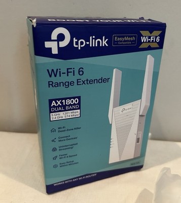 TP-Link AX1800 Dual Band Wi-Fi 6 Range Extender | 5 GHz 1201 Mbps ...