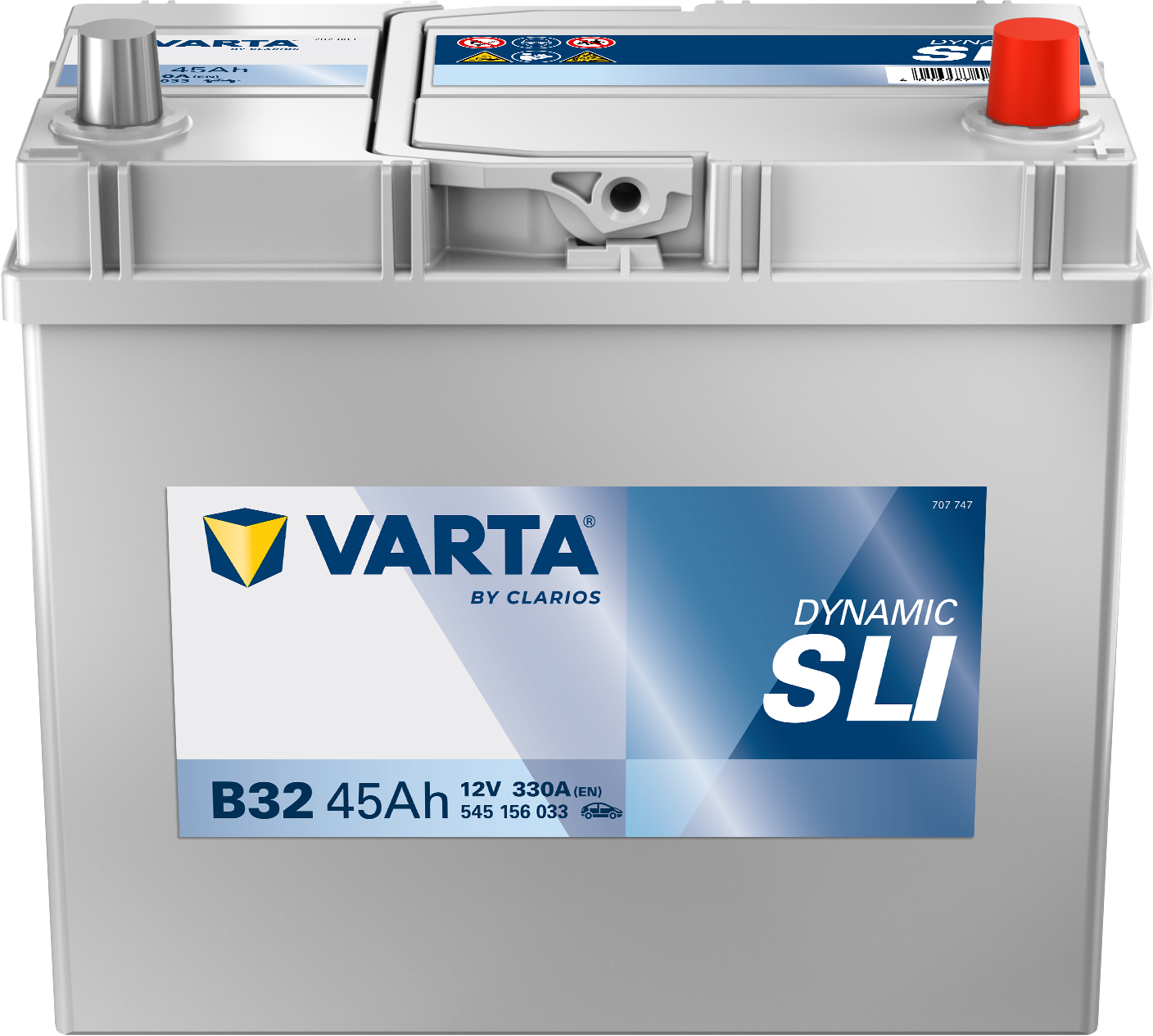 VARTA B32 Dynamic Heavy Duty 048 Car Battery 12V 45Ah 044 / 053 4 Year ...