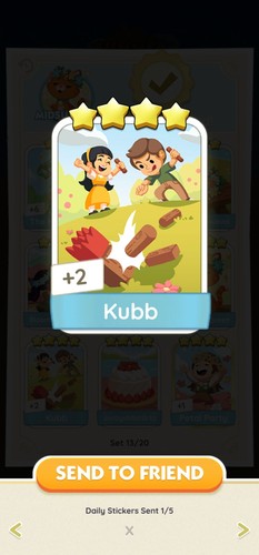 Kubb Monopoly_Go_4 Stars Sticker ⭐⭐⭐⭐ - FAST DELIVERY | eBay