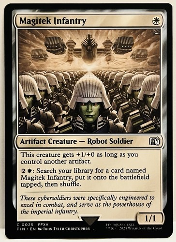 Magitek Infantry - #25-MTG-FINAL FANTASY-Regular-NM | eBay