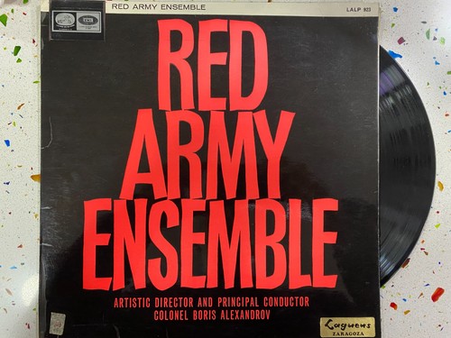 Red Army Ensemble LP Vinyl Boris Alexandrov Orchestra Y Chorus Army ...