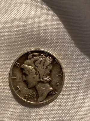 1944 W MERCURY DIME Coin error In God We trust | eBay