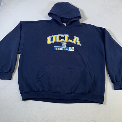 UCLA Bruins Sweater Adult 2XL Blue Long Sleeve Hoodie Sweatshirt Mens ...