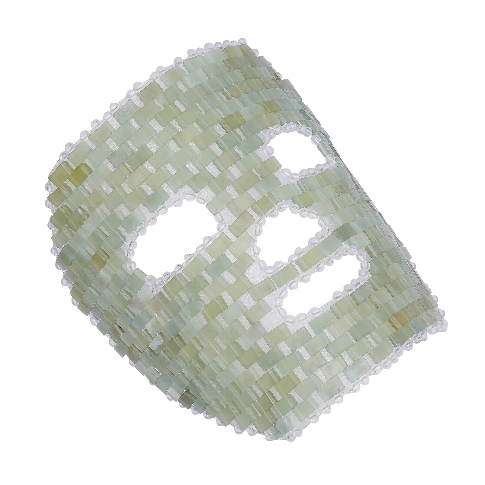 Natural Jade Stone Mask Healing Sleep Face Mask Care Cold Therapy Skin ...