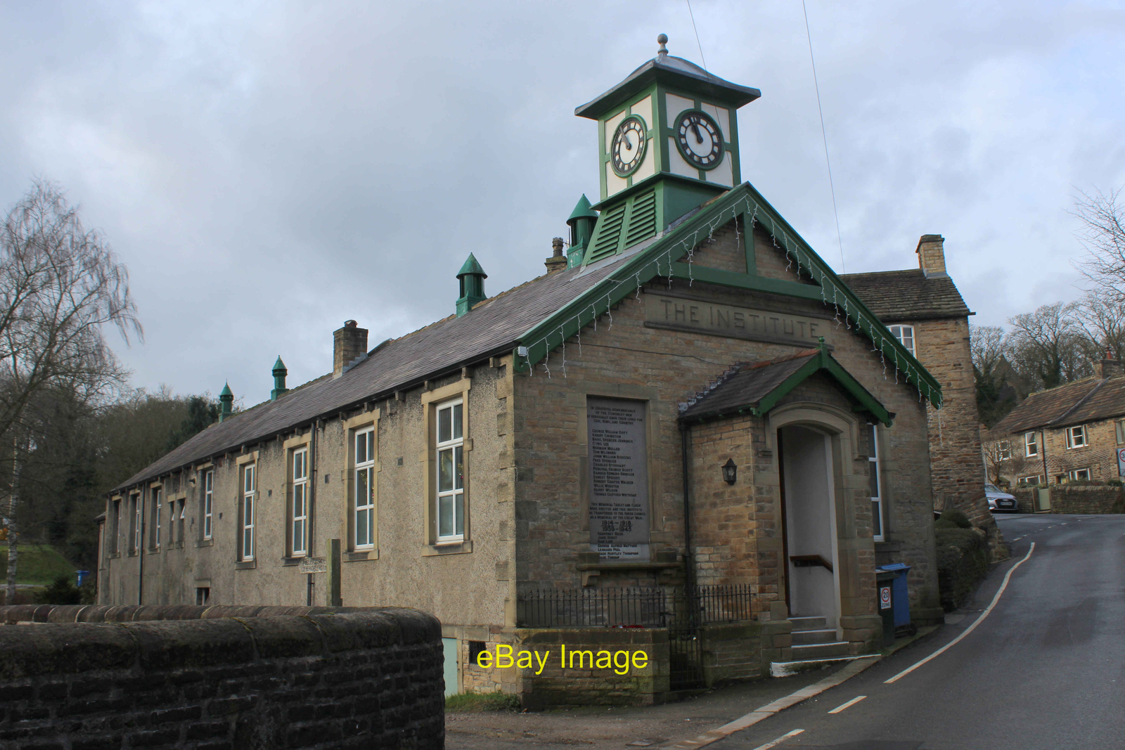 Photo 12x8 Cononley Village Institute Aire View Located on Main Street ...