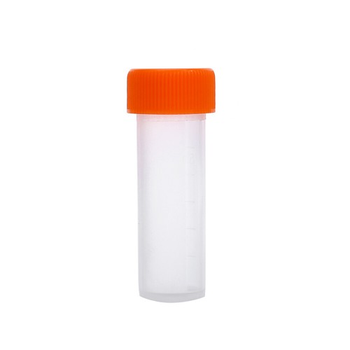 10pcs 5ml Plastic Frozen Test Tubes Vial Screw Seal Cap Pack Container ...