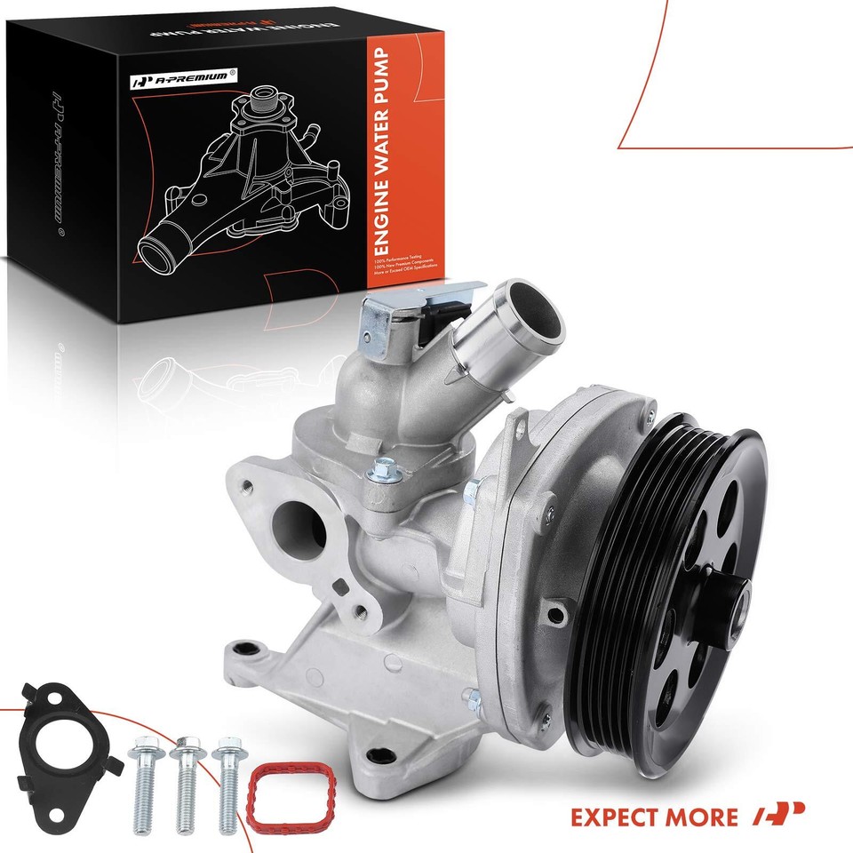 A-Premium Engine Water Pump w/Thermostat for Chevy Equinox 18-20 Malibu ...