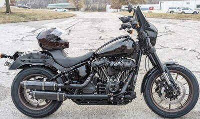 Calsci 7" Tinted Shorty Windshield for Harley Low Rider S FXLRS 2018-22 ...