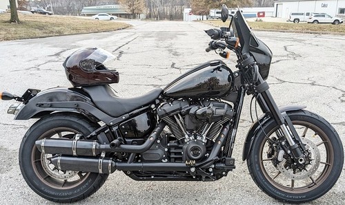 Calsci 7" Tinted Shorty Windshield for Harley Low Rider S FXLRS 2018-22 ...