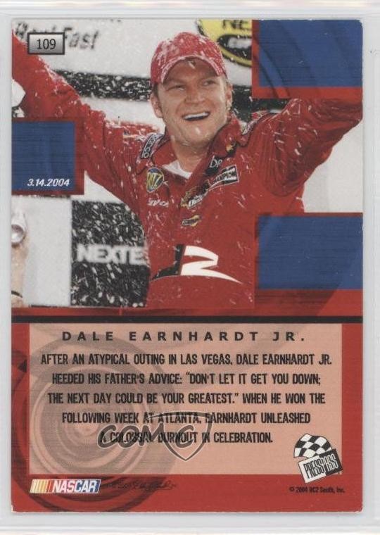 2005 Press Pass Unleashed Dale Earnhardt Jr #109 HOF 0j0 | eBay