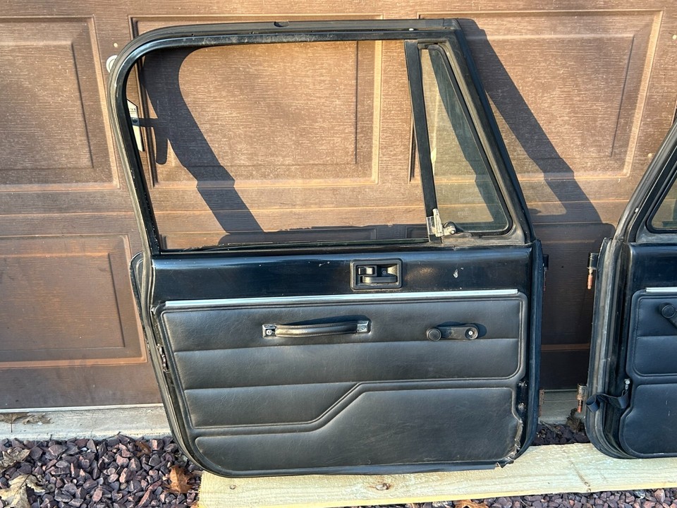FULL HARD DOORS 87-95 Jeep Wrangler YJ 76-86 CJ7 Black - orginial solid ...