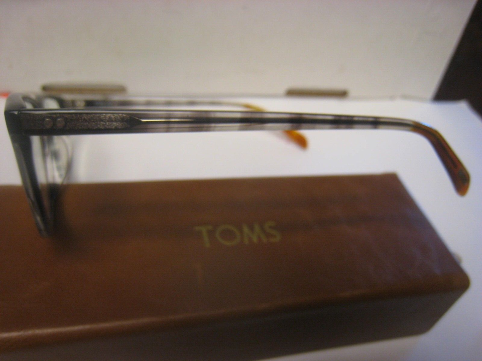 TOMS FELIX 10015376 51/17/147 GREY EYEGLASSES FRAME USED with ...