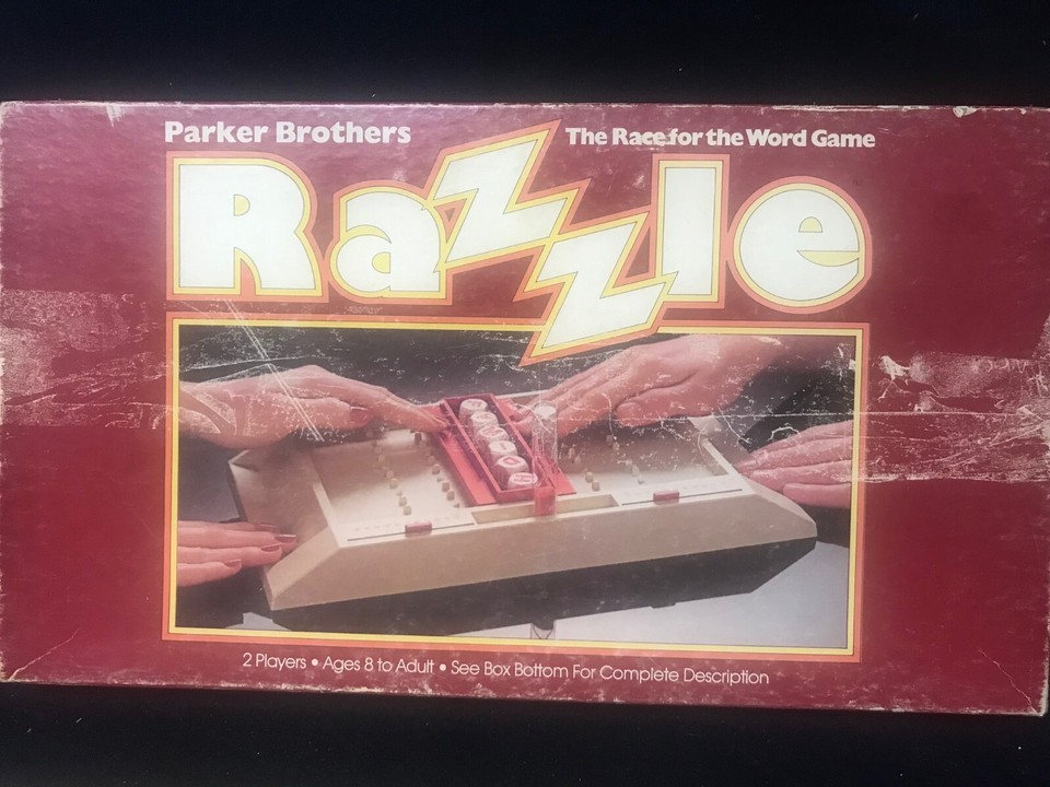 Vintage RAZZLE Word Board Game, Parker Brothers, 1981, Complete | eBay