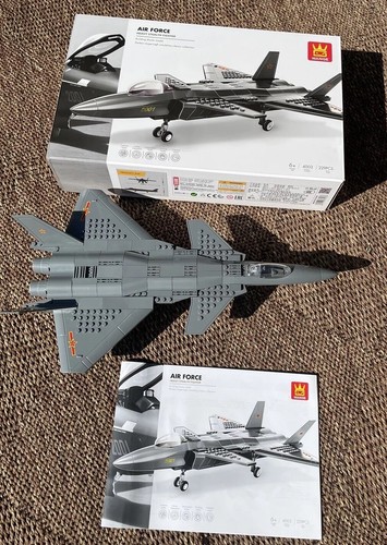 Stealth Fighter Jet Building Blocks Set J-20 Firefang 229 Pcs | eBay