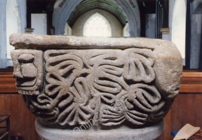 Photo 6x4 St Mary, Luppitt, Devon - Font bowl Norman c1996 | eBay UK