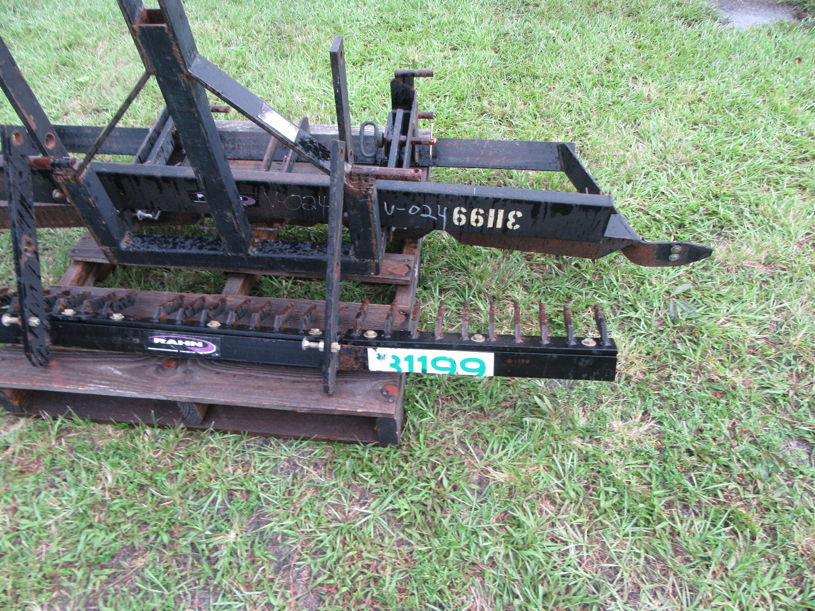 RAHN GL 650 INFIELD GROOMER Grader Scariffier Mounts 3 pt Hitch Small ...