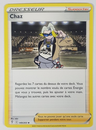 Carte Pokemon Chaz 149/203 Evolution Céleste FR © | eBay