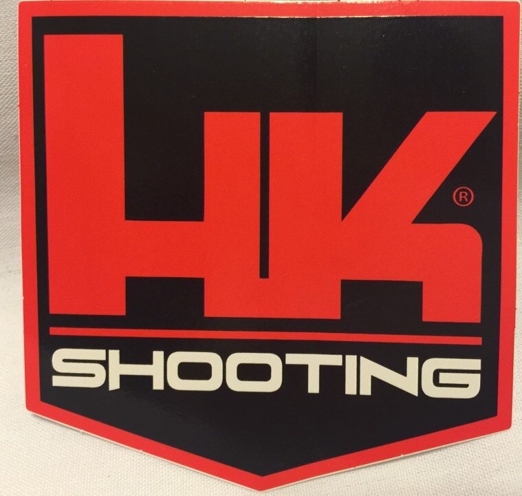 HK SHOOTING Decal Sticker Heckler & Koch HK416 MR556 MR762 P30 USP P7 ...