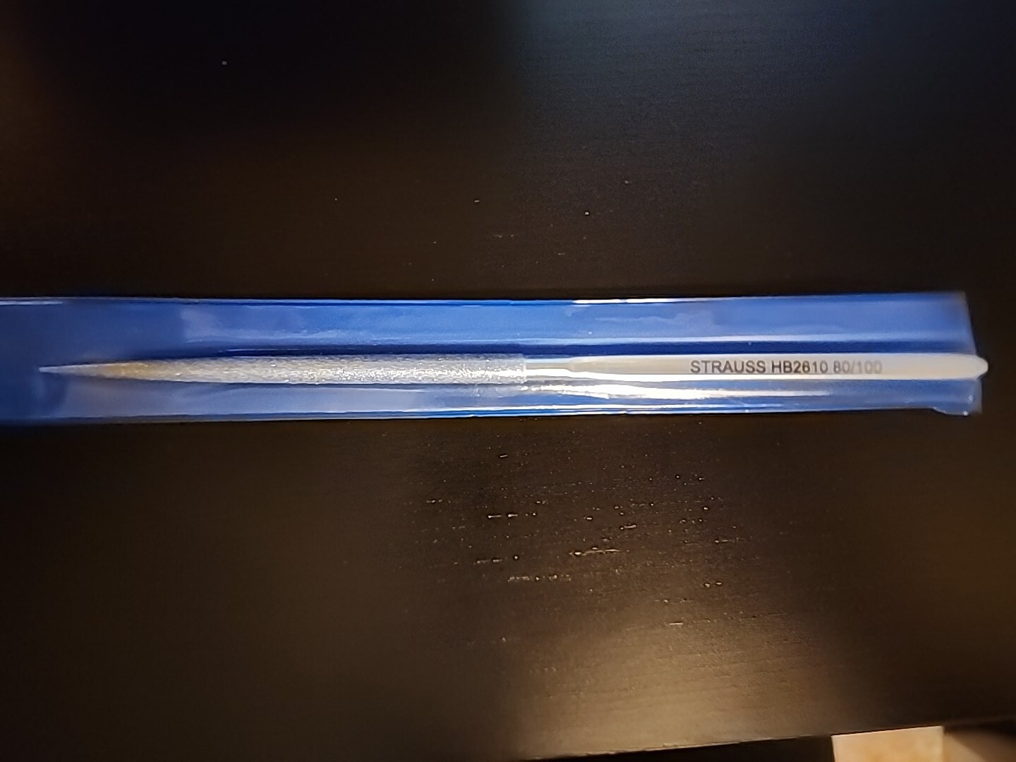 STRAUSS HB2610 Round Needle Diamond File: 8-1/2″ OAL, Fine Grade 80/100 ...