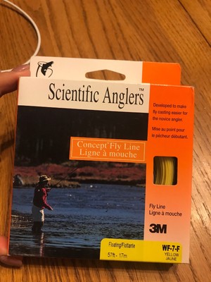 SCIENTIFIC ANGLERS CONCEPT Fly Line Floating/Flottante 57ft-17m WF-7-F ...
