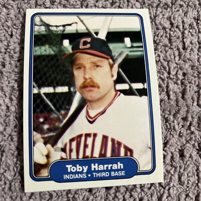 1982 Fleer #369 Toby Harrah Cleveland Indians | eBay
