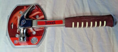 NFL Tennessee Titans 16oz Team Claw Hammer w/Sport Grip Fiberglass ...