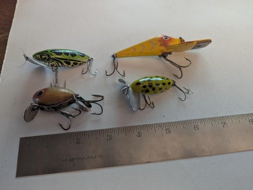Four Vintage Fred Arbogast Fishing Lures | eBay