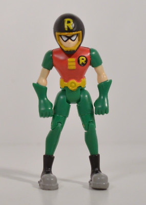 2003 Black Motorcycle Helmet Robin 3.5" Bandai Action Figure DC Teen ...