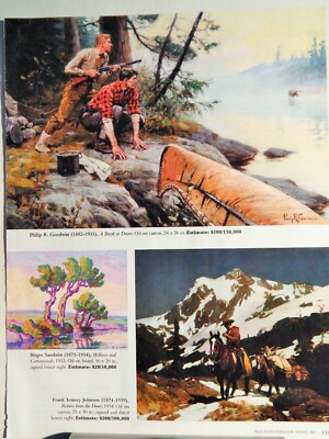 PHILIP R GOODWIN ART PIECE VTG ORIG 2014 ADVERTISEMENT | eBay