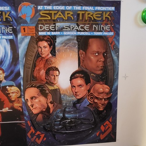 Star trek Deep Space Nine Comic 1 Covers Uncut Poster vintage original ...