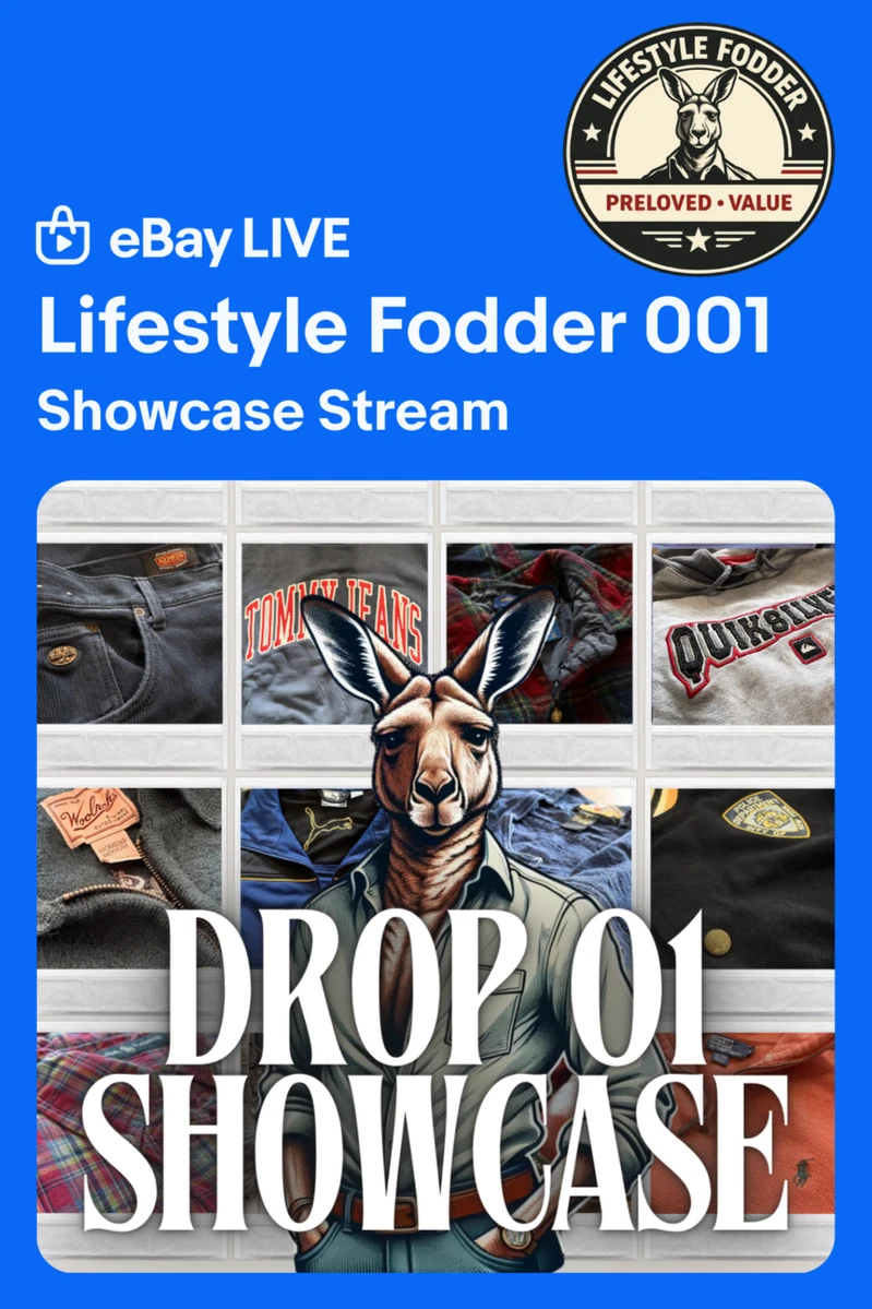 Lifestyle Fodder - Drop 001 - Showcase Stream | eBay Live Fashion ...
