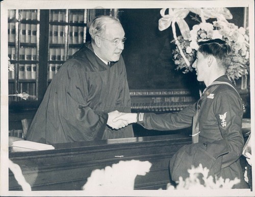 1940 Photo Press Judge Thomas Fitzpatrick Joseph Donovan Court Business ...
