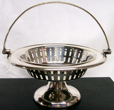 SILVER PLATED SMALL BASKET | eBay