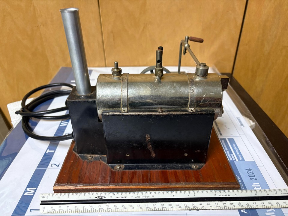 Vintage Jensen MFG Co. Electric Live Steam Engine Model 5 * Steam ...